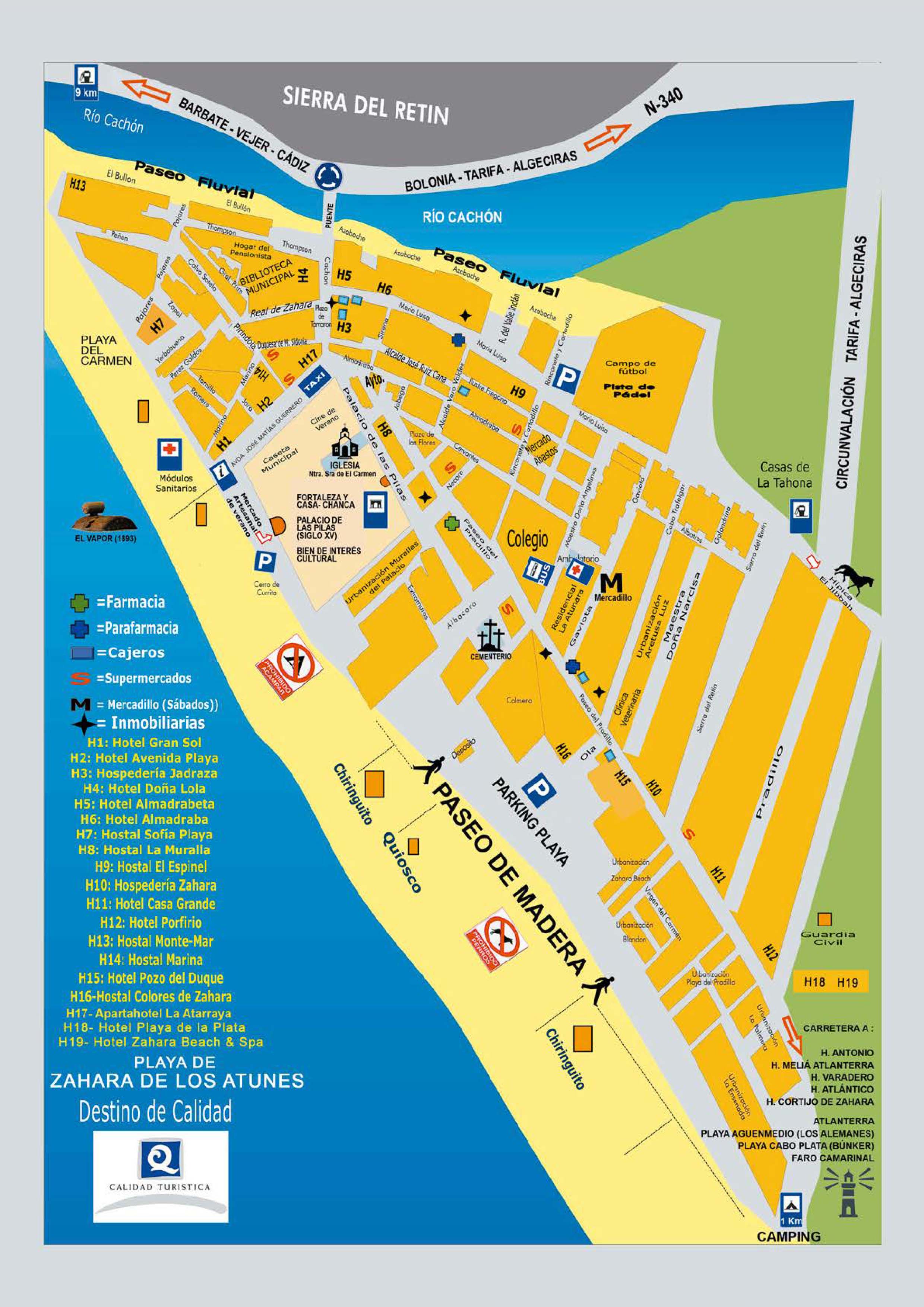 CALLEJERO DE ZAHARA DE LOS ATUNES